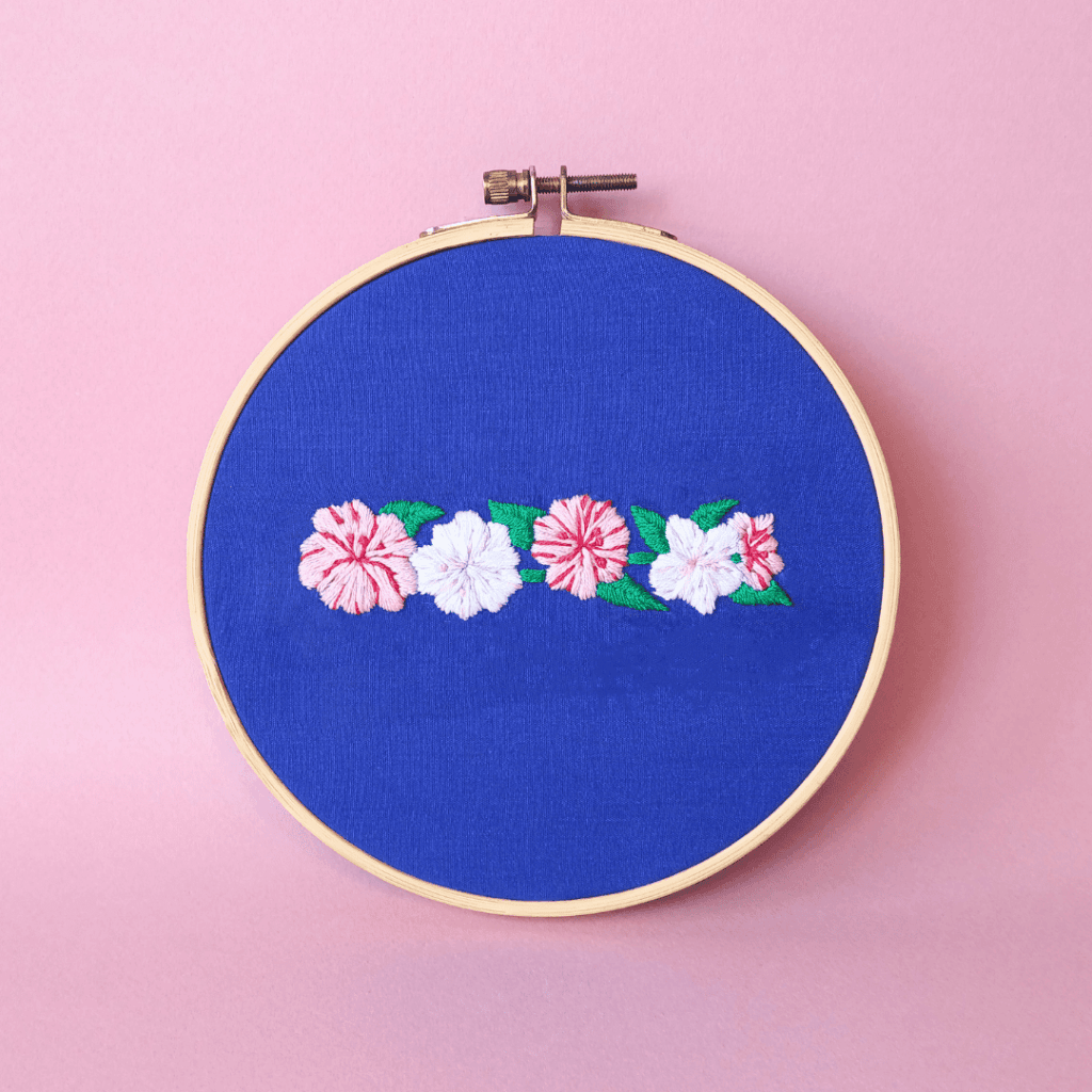 Kit de broderie Sakura Bloom by Camille Cauvez - Mes Ateliers DIY